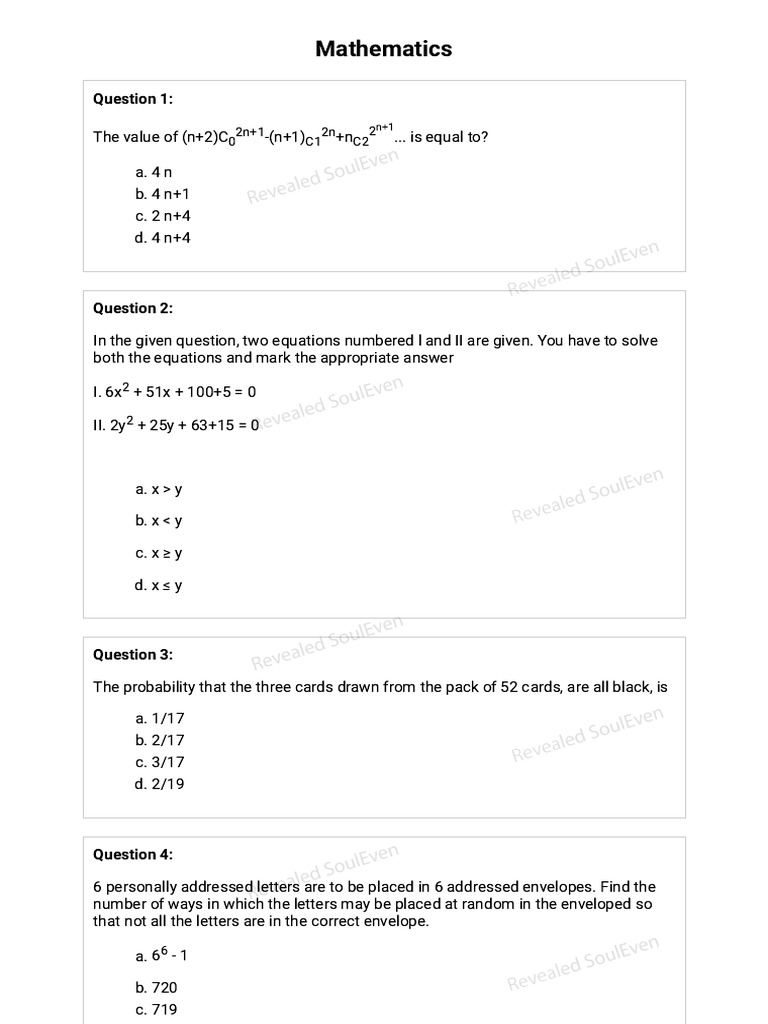 JEE Main Practice Test - 5 | PDF | Coordination Complex | Applied And ...