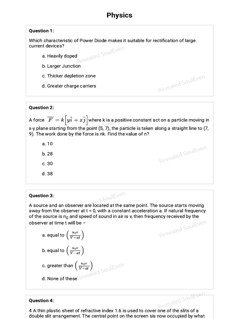 JEE Main Practice Test - 6 | PDF | Chemical Reactions | Chemical Bond