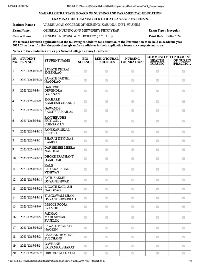 EXAM APPLICATION | PDF | Vocational Education | Educational Stages