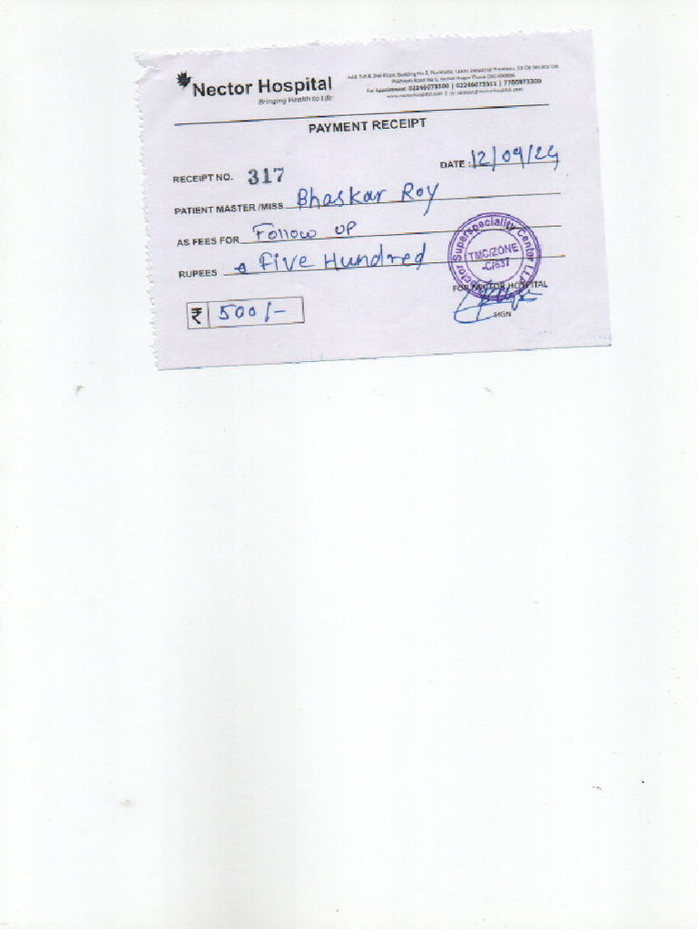 OPD Follow-Up Bills | PDF