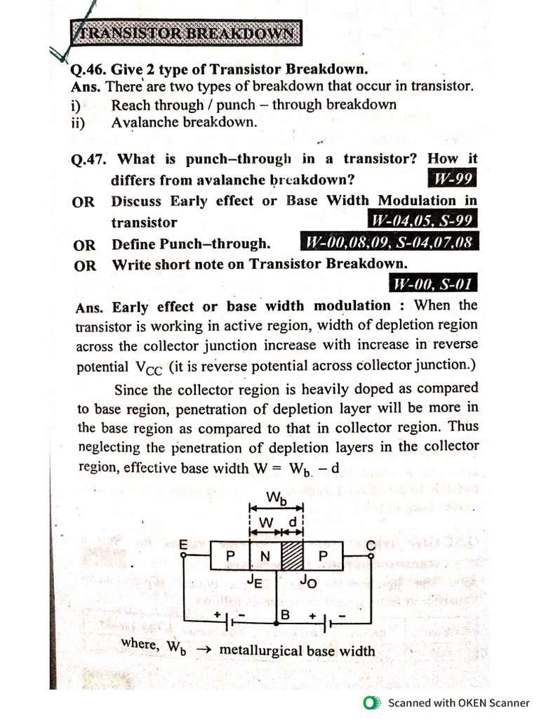 Module 2 BJT Assignment Reffer Material | PDF