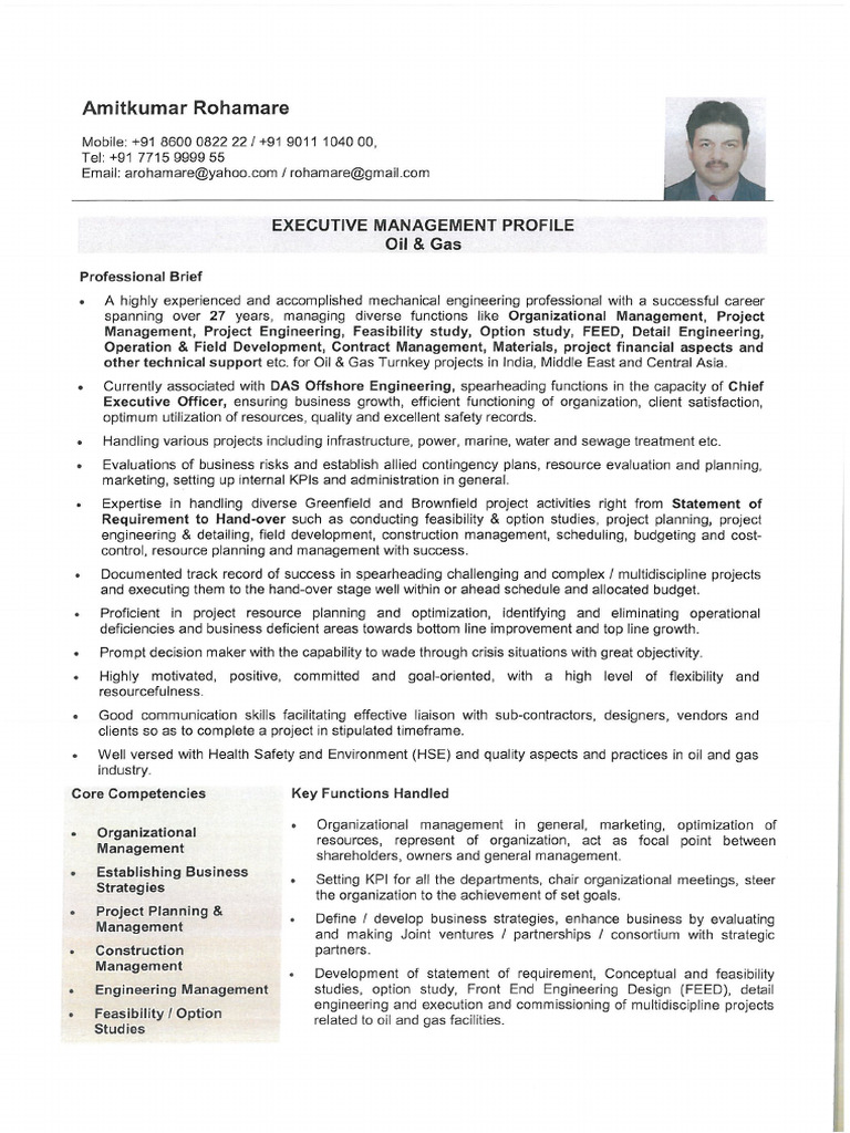 Amit Rohamare - Patil Ceo | PDF