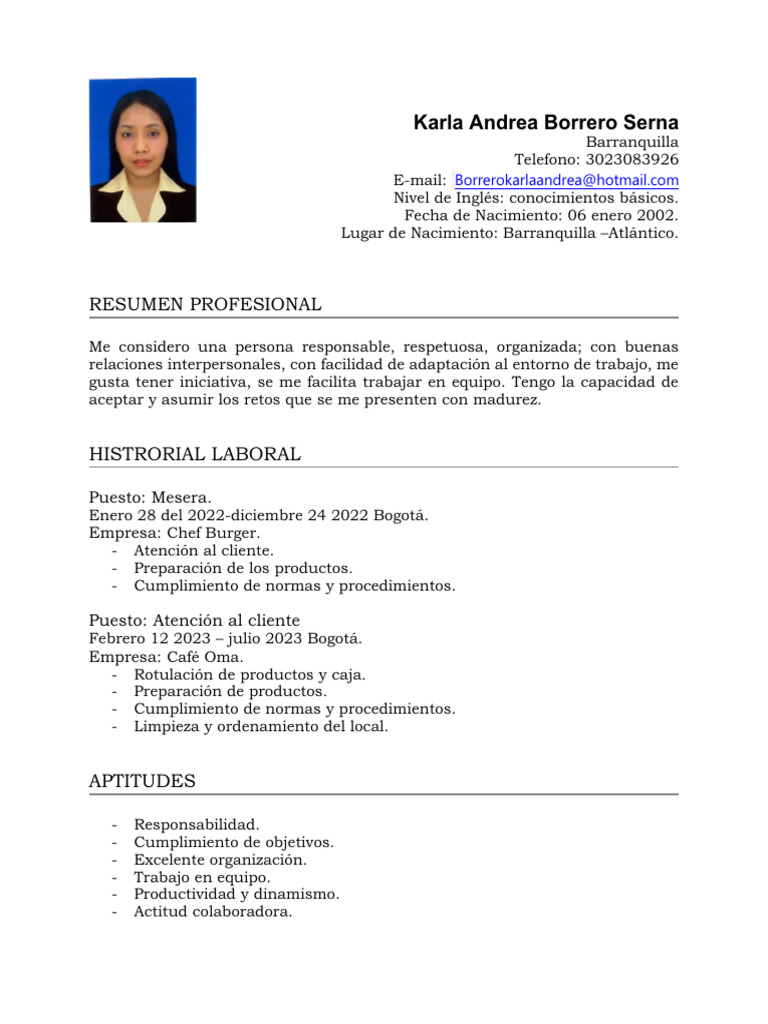 Karla Andrea Borrero Serna | PDF