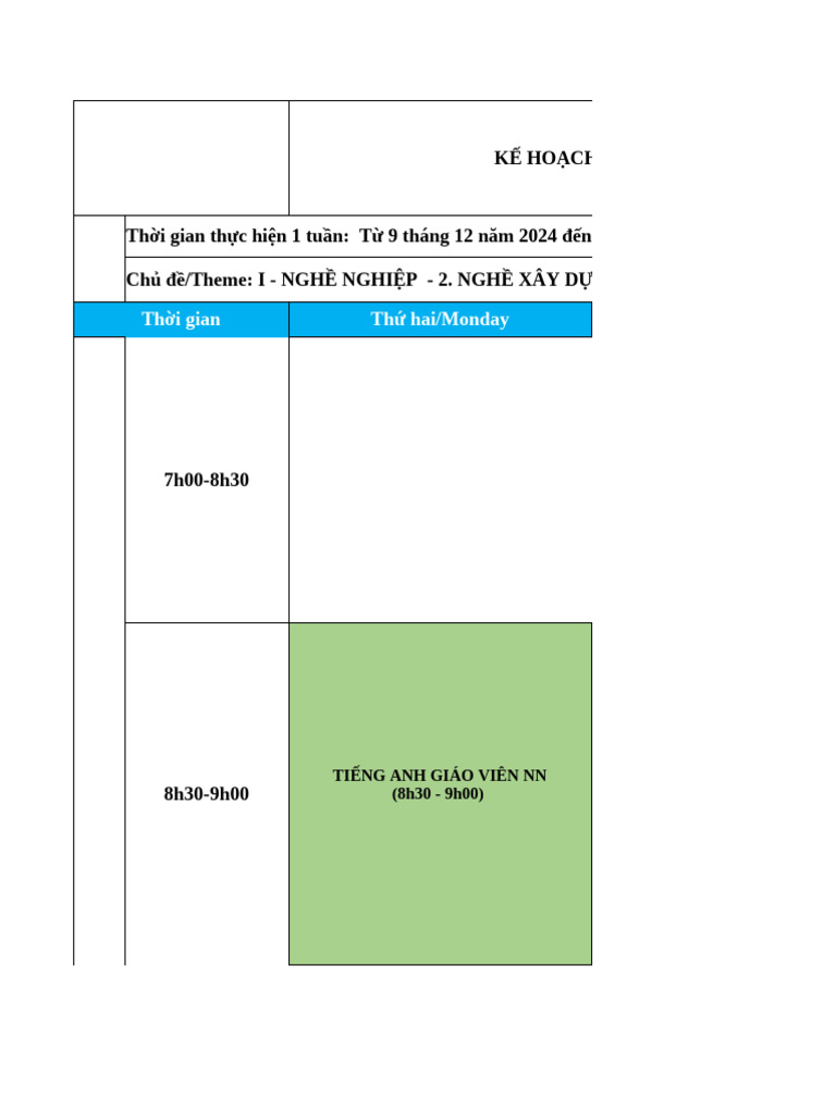 KH TUẦN SHARK.2024 - 2025 | PDF