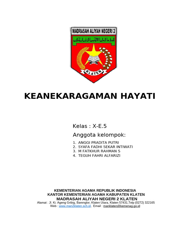 Biologi 1 | PDF