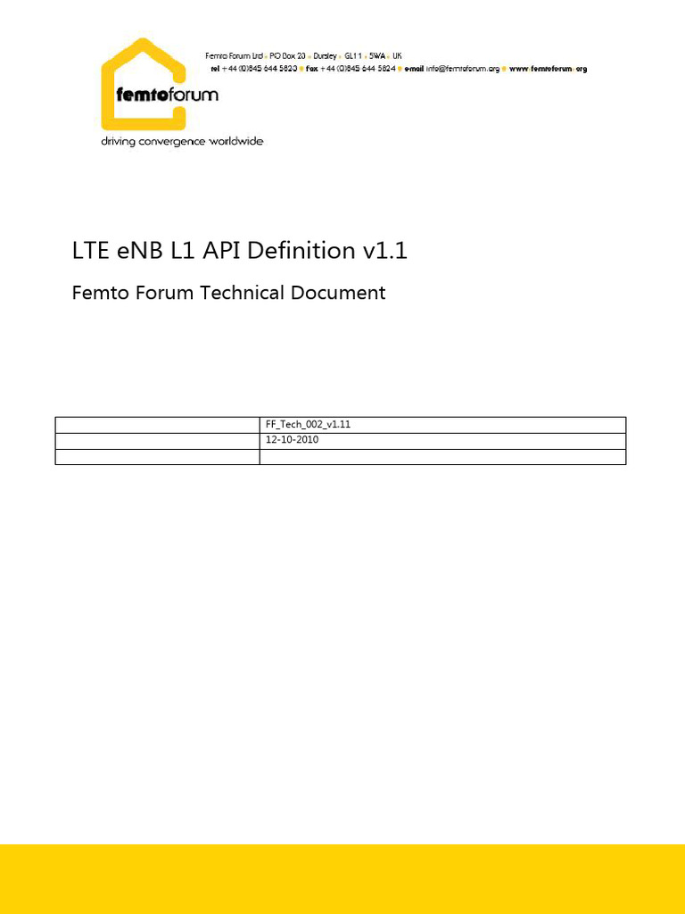 LTE+ENB+L1+API+Definition | PDF | Computer Network | Patent