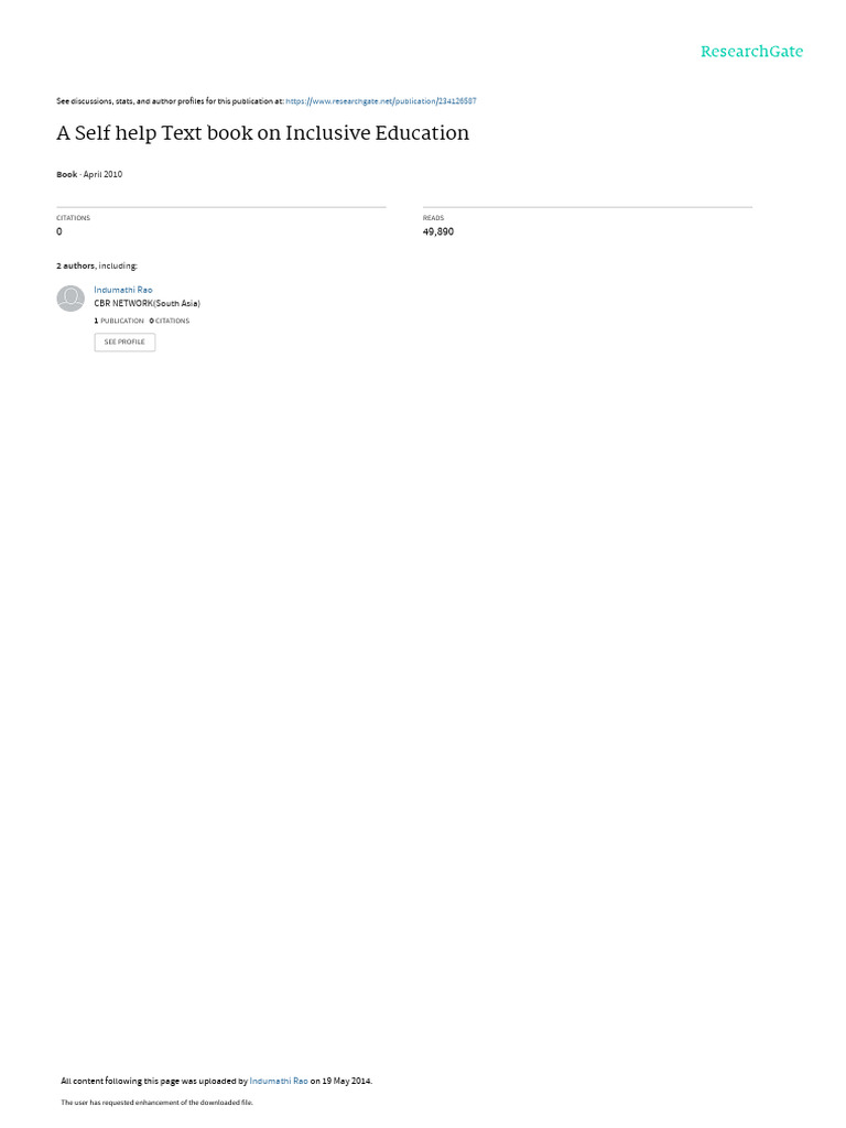 Moving Book | PDF | Inclusion (Education) | Special Education