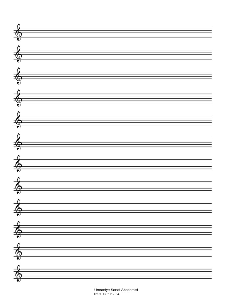 Standart Sol Anahtari 12 Satir | PDF