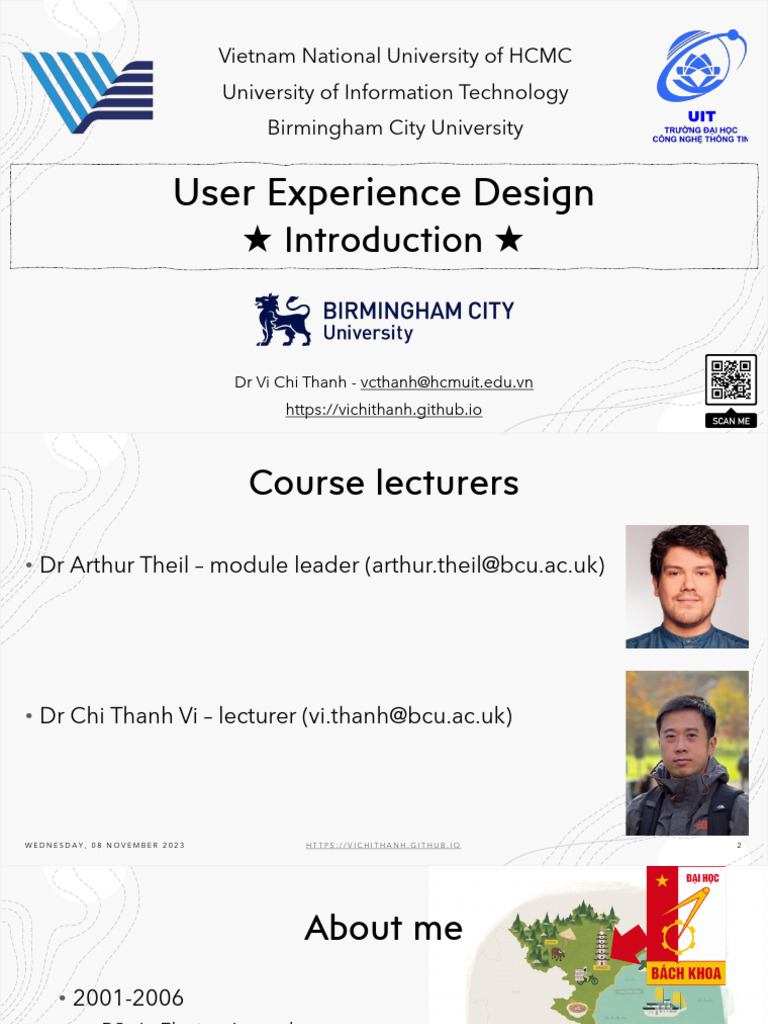 Week 01 - Introduction To UX Design, Prototyping Tools and Module ...