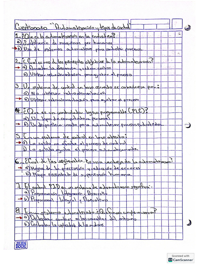 Cuestionario Unidad 1 | PDF