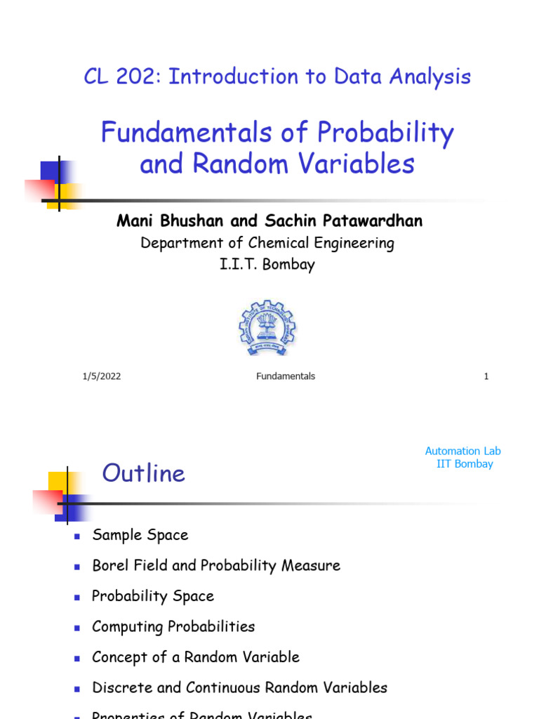 Module 1 | PDF | Random Variable | Probability Distribution