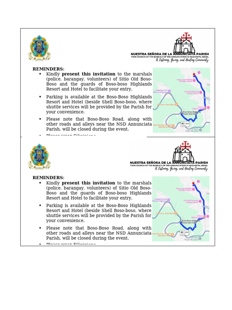 For Invitations | PDF