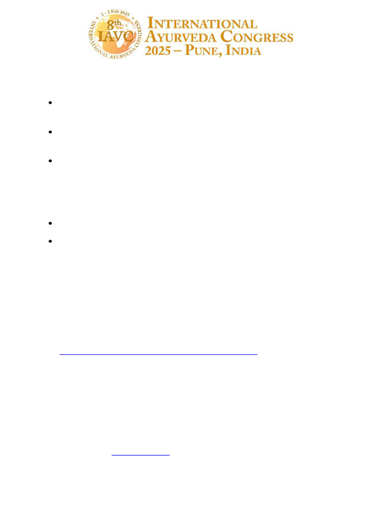 IAVC Pune 2025 - Paper & Poster Guidelines | PDF