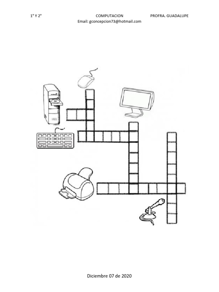 1ro y 2do Compu 07 Dic | PDF