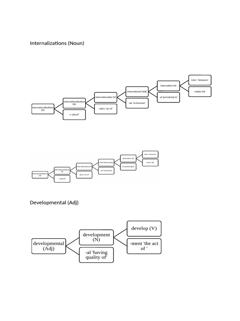 Internalizations (Multiple Affixation) | PDF