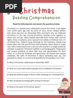 Christmas Past Simple | PDF