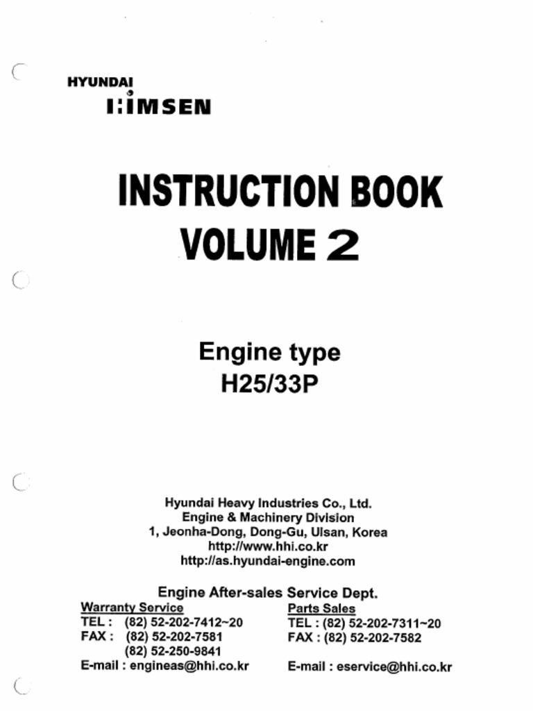 Inst Book 4 - Turbocharger Main Engine | PDF