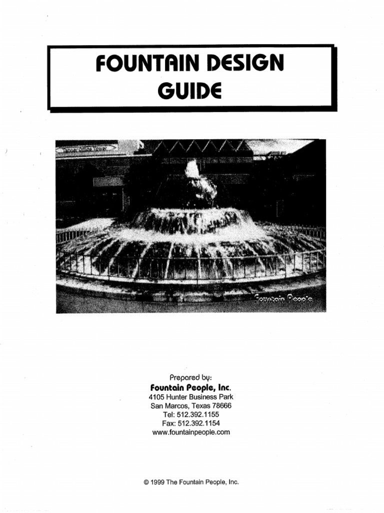 Fountain Design Guide | PDF