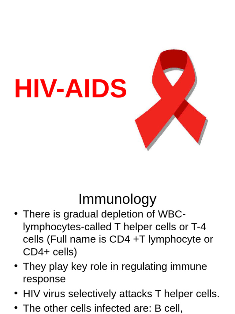 Understanding HIV-AIDS Immunology and Transmission | PDF