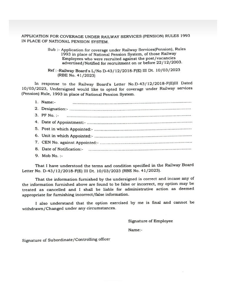 NPS To OPS Application | PDF