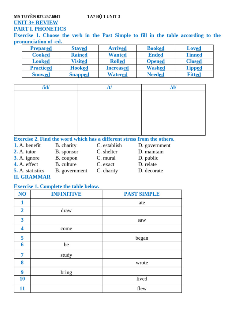 TA7 BỘ 1 U3 (1) | PDF