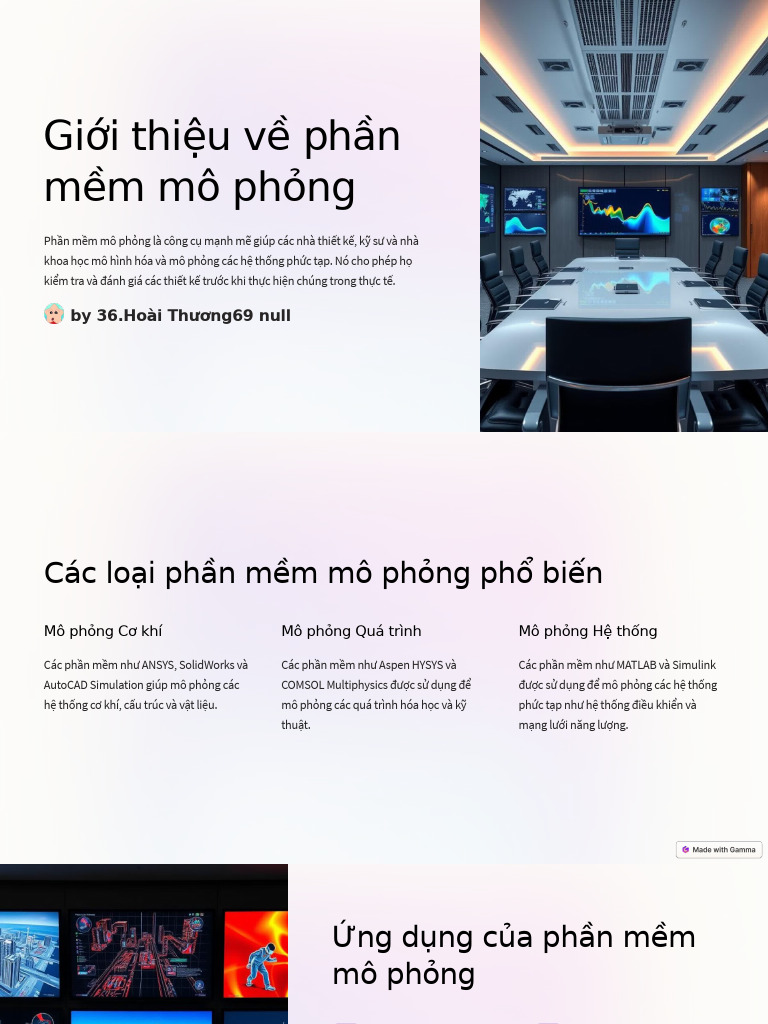 Gioi Thieu Ve Phan Mem Mo Phong | PDF