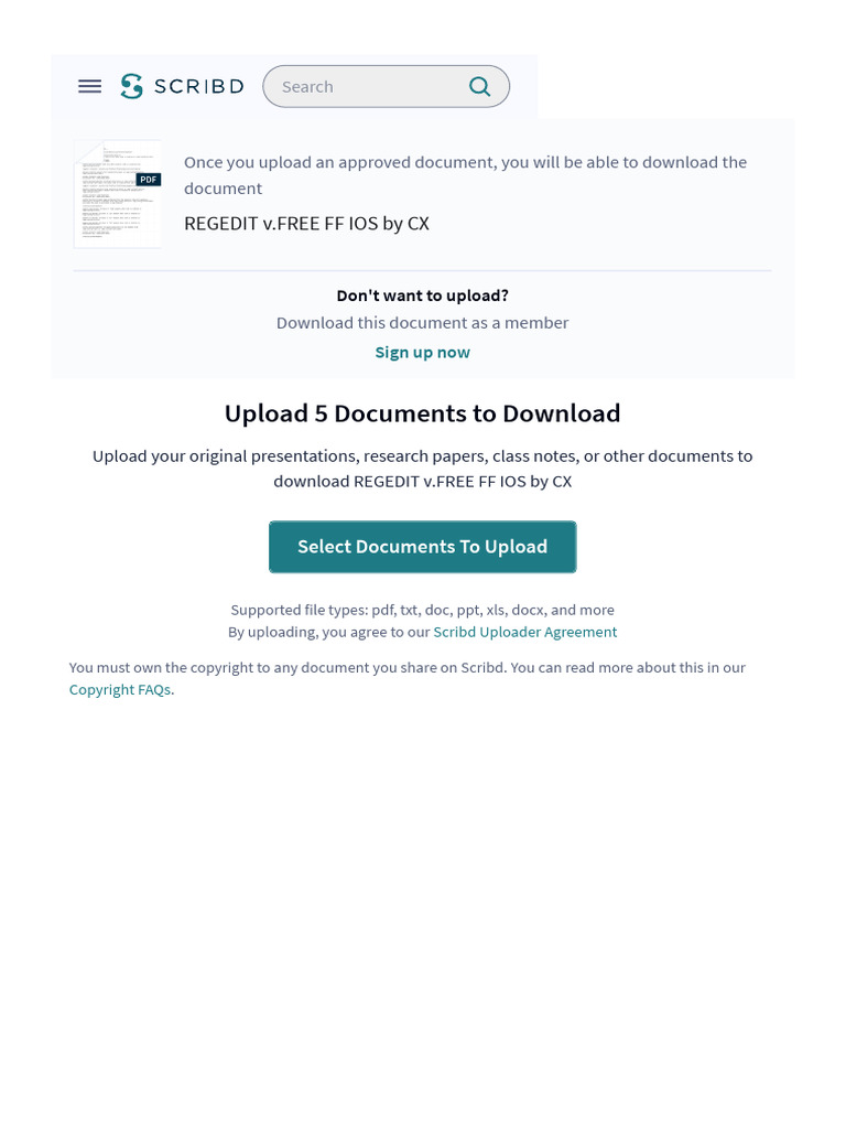 Upload A Document - Scribd | PDF | Scribd | Computing