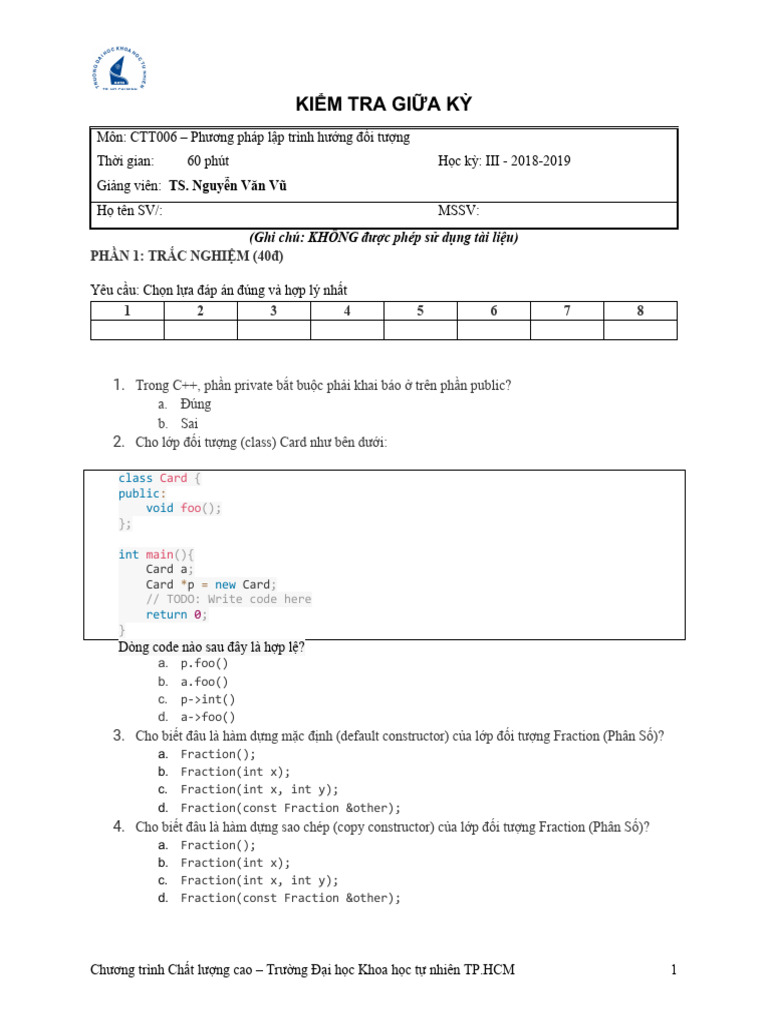 Oop 18clc5 6 Midterm v0.9.1 | PDF