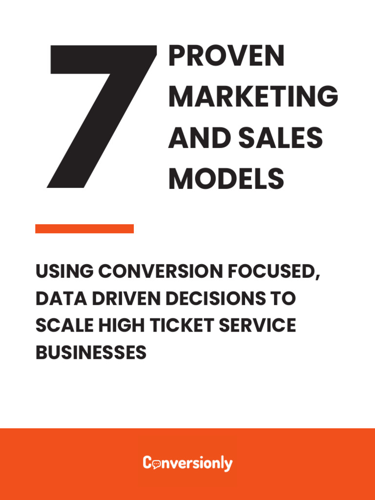 7 Proven Models to Scale Service Businesses | PDF | Advertising | Marketing