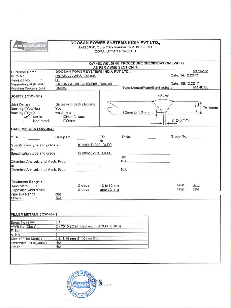 D-OBRA-C-WPS-100-008_Rev.0 | PDF