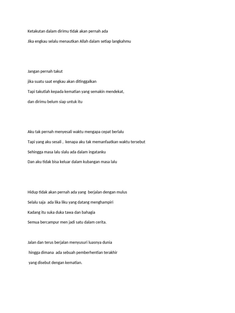 Kutipan Sajak Quote | PDF