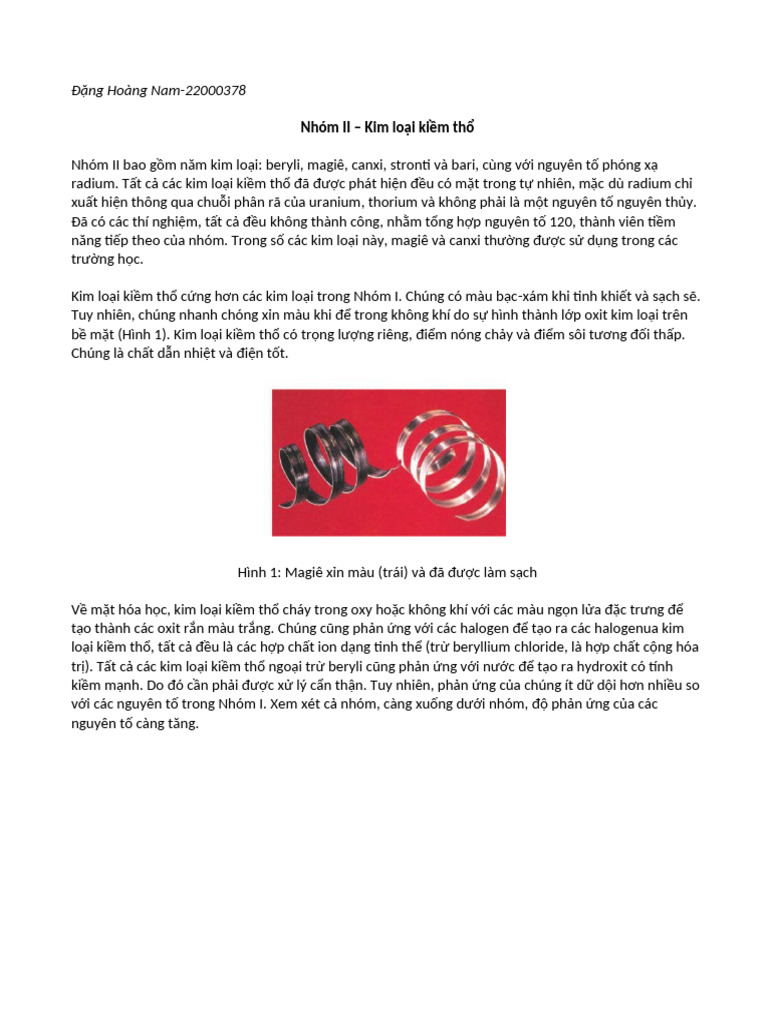Nhóm II | PDF