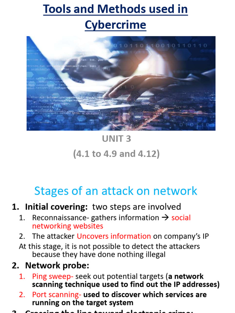 Unit 3 Tools (Dimple) | PDF | Computer Virus | Denial Of Service Attack