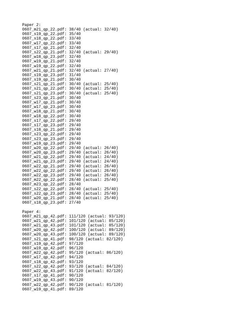 0607 Hardest 4 | PDF