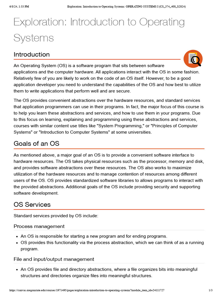 OS_merged | PDF | Operating System | Kernel (Operating System)
