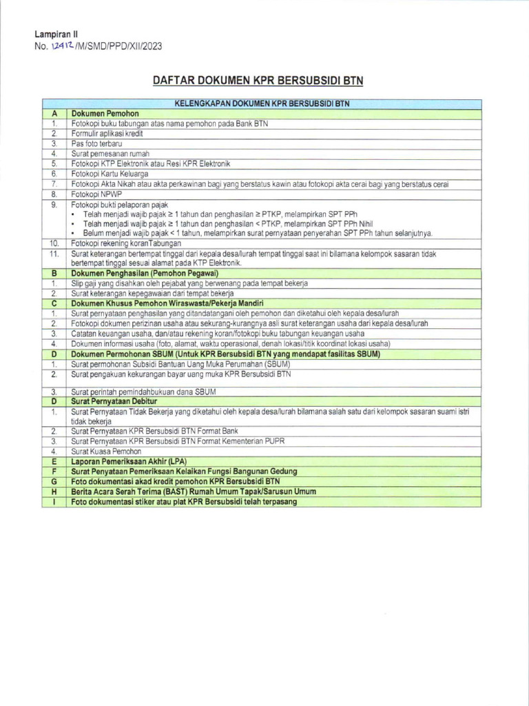 Form FLPP BTN Ta 2024 | PDF