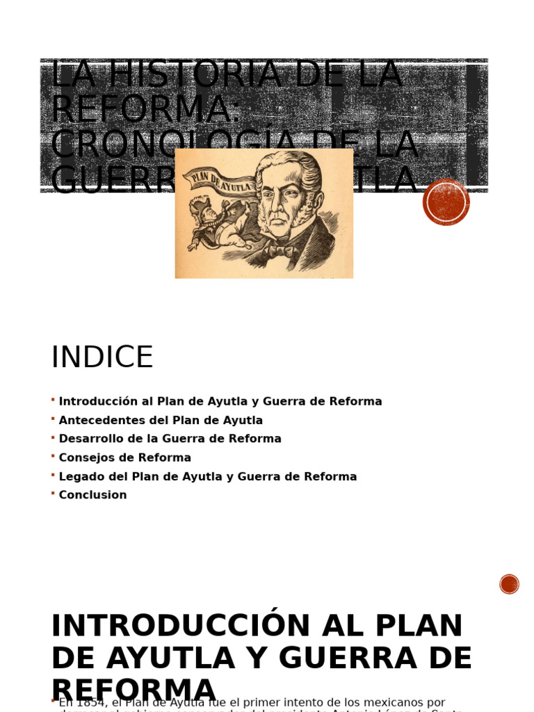 La Reforma y la Guerra de Ayutla | PDF | México | Abolicionismo