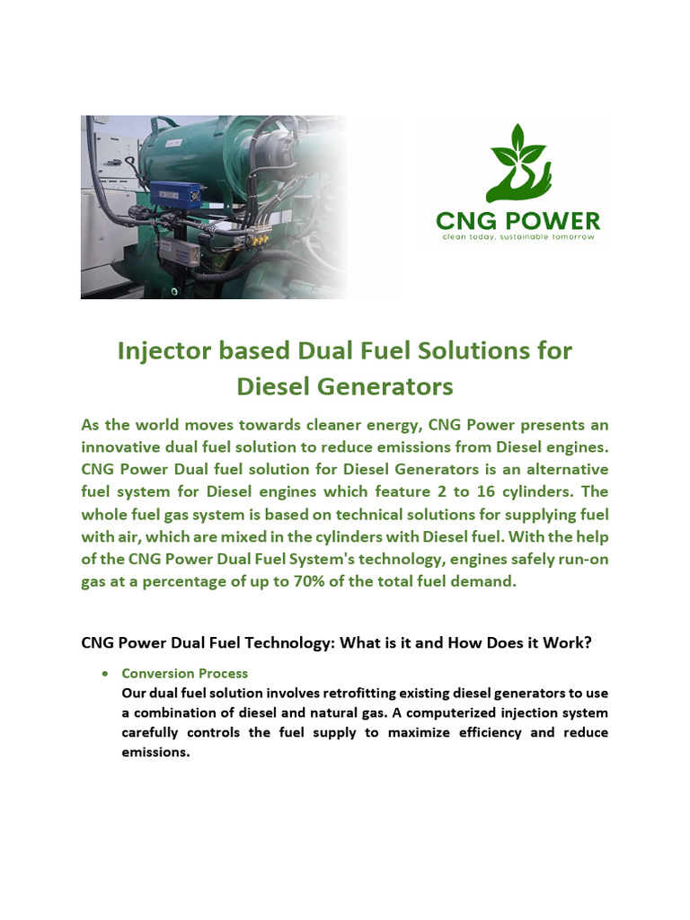 CNG Power Pvt Ltd | PDF | Diesel Engine | Engines