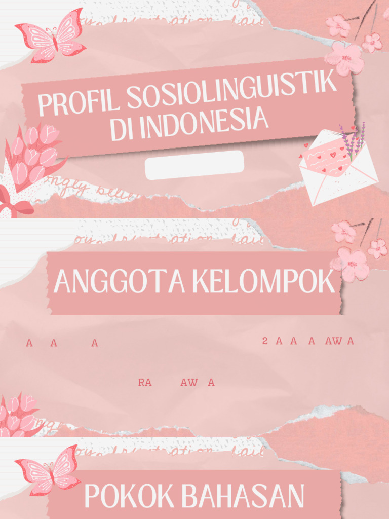 Kel. 13 - Profil Sosiolinguistik Di Indonesia (1) - Compressed | PDF