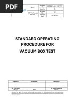 Vacuum Box Test Procedure for Tanks | PDF
