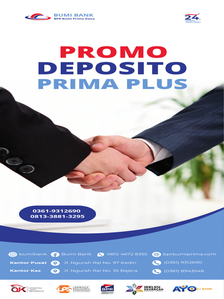 Brosur Deposito Prima Plus - Depan | PDF