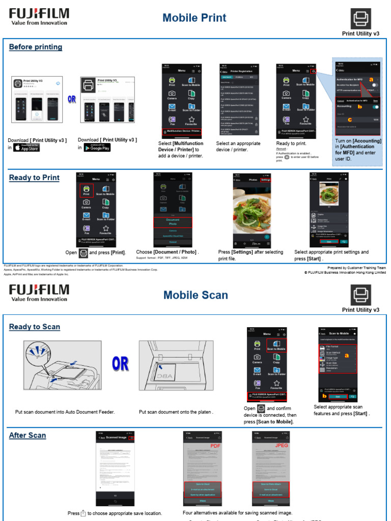 Print Utility v3 - Quick Tips | PDF | Fujifilm | Printer (Computing)