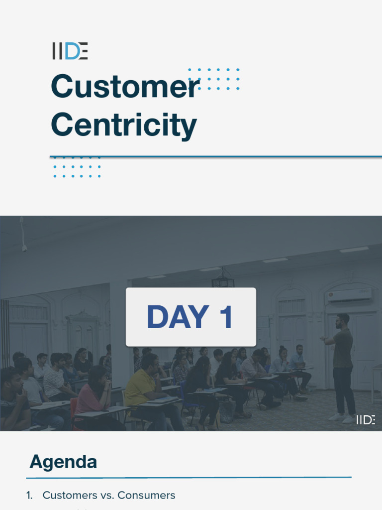 Customer Centricity PGPDM 2024 | PDF | Target Audience | Brand