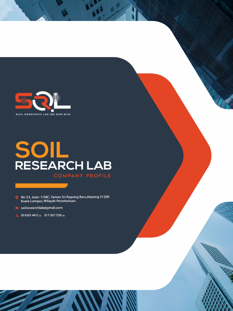 Company Profile Soil Research Lab (M) SDN | PDF