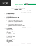 Banking Balance Sheet Template | PDF | Banks | Reserve Bank Of India