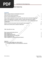 Steam Pressure vs Temperature Chart | PDF | Pressure | Gases