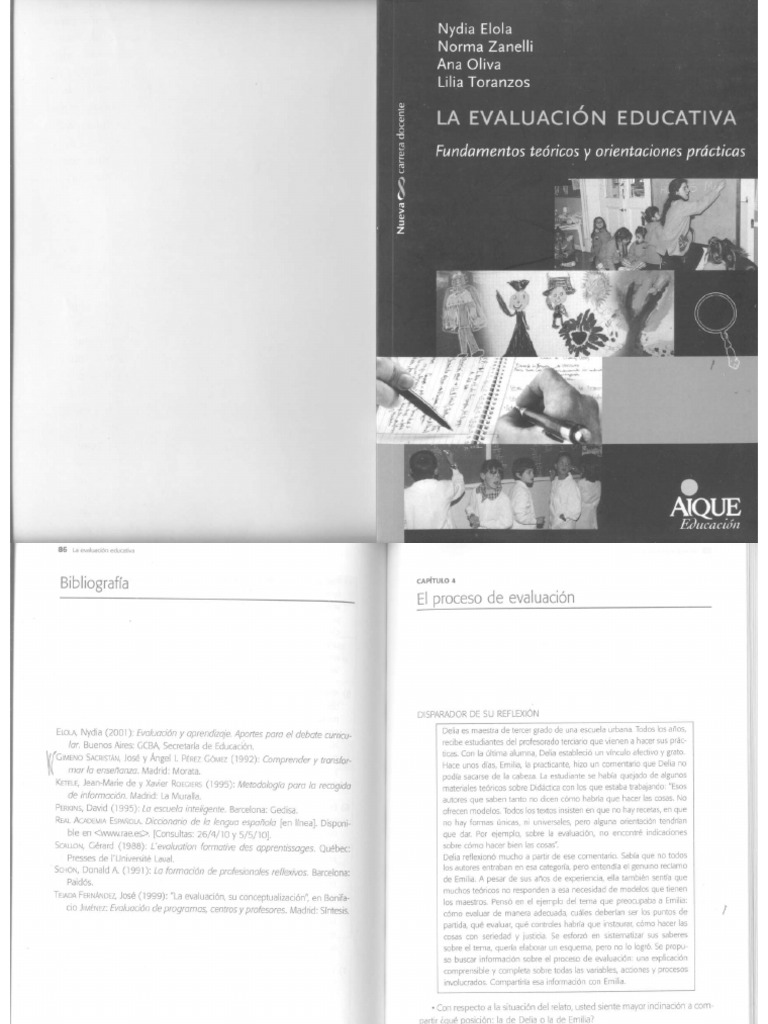 Elola Zanelli Oliva Toranzos - La Evaluación Educativa | PDF