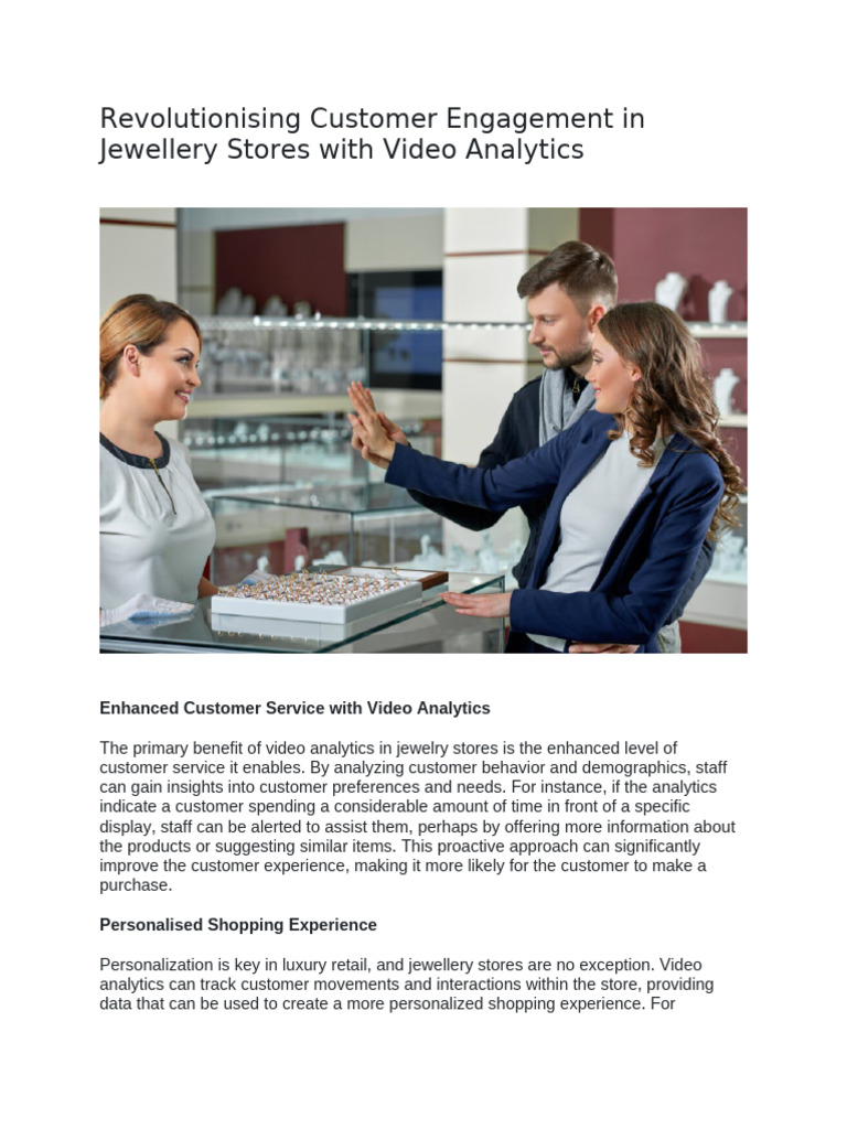 Revolutionising Customer Engagement in Jewellery Stores With Video ...