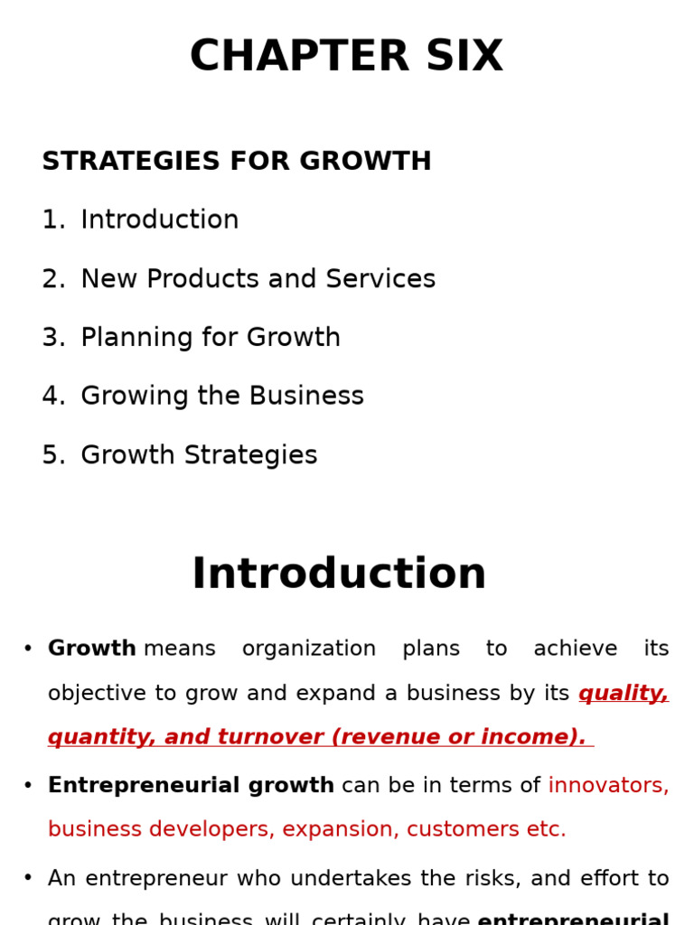 Business Growth Strategies Explained | PDF | Mergers And Acquisitions ...