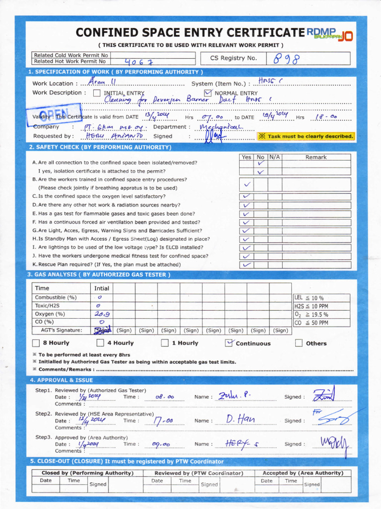 CFC 2 | PDF | Respiration | Safety